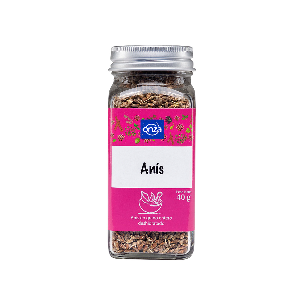 Anís Onza Frasco Vidrio- 40g – Onza Foods