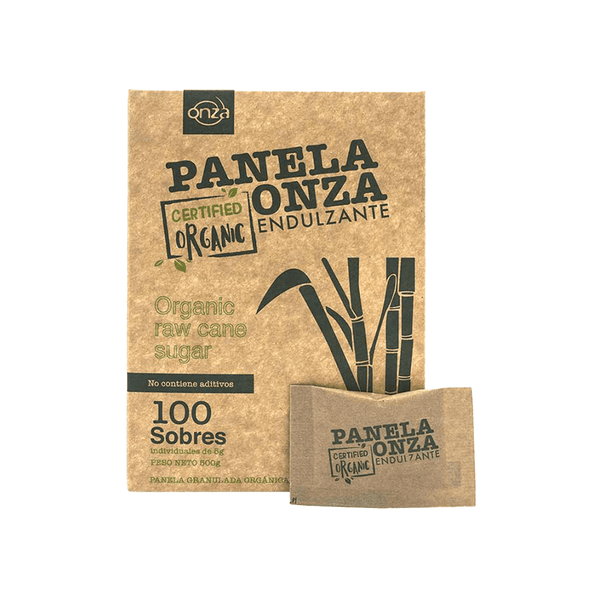 Panela Orgánica Onza- 100 sobres – Onza Foods
