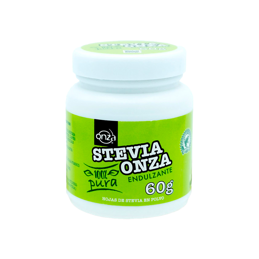 Stevia 100% Pura Polvo Onza Pote 60 G – Onza Foods